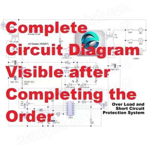 Circuit Diagram Of Overload And Short Circuit Protection System Project
