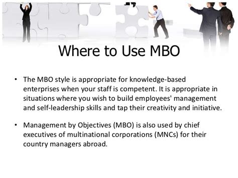 Management By Objectives Management By Objectives Smart Method Employee Management