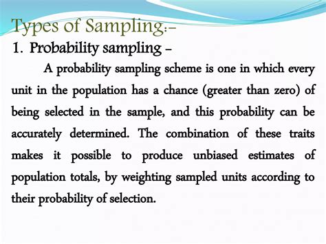 Sampling Research Method PPT