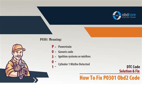 Resolving The P0301 Obd2 Code Made Simple A Beginners Guide Obdcore