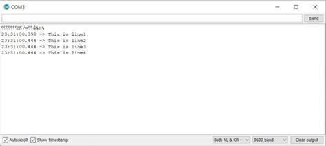 在 Arduino 中打印换行符和制表符 技术教程