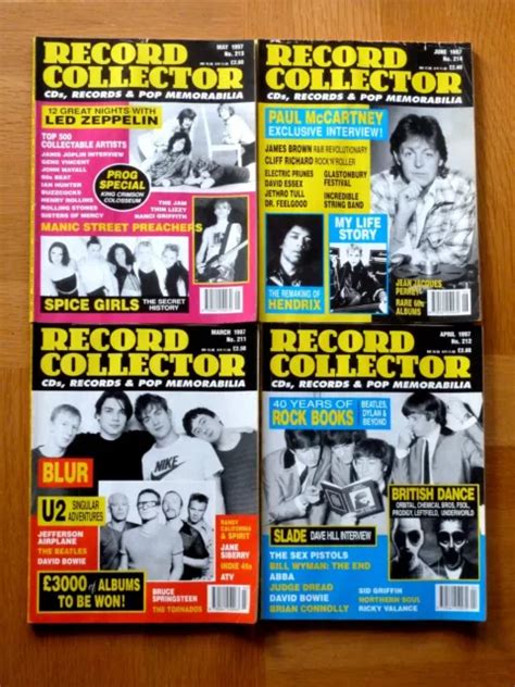 X RECORD COLLECTOR Magazines Mar Apr May June Blur Sex Pistols Hendrix U EUR