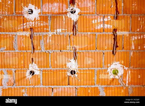 Exposed One Electrical Socket With The Top Cover Removed For