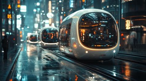Smart City With Autonomous Public Transportation Cities Where Public Transportation Is Fully