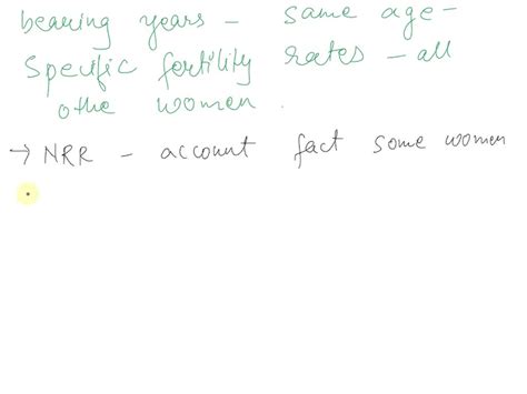 Solved Explain The Diference Between Gross Reproduction Rate And Net