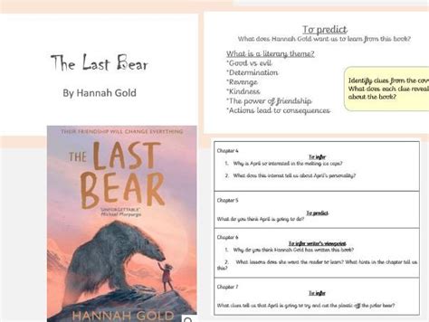 The Last Bear Complete Reading Unit 28 Fully Resourced Lessons