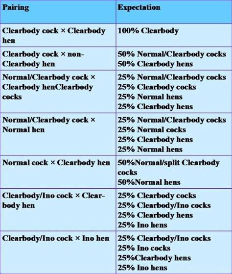 Explanation Of Genetic Symbols Used For The Genus Agapornis Artofit