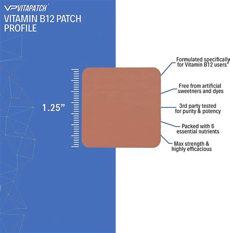 Vitapatch Vitamin B12 Patch With Methylcobalamin And Guarana For Energy