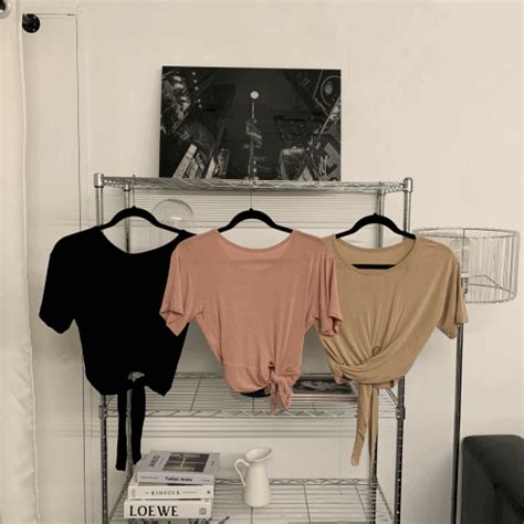 동일상품최저가신상 Ver3 여신 반팔 꼬임 뒷트임 리본 크롭티 요가복 여성요가복 폴댄스복 필라테스복 반팔티 일상복 운동복 백스트랩 3color 에이블리