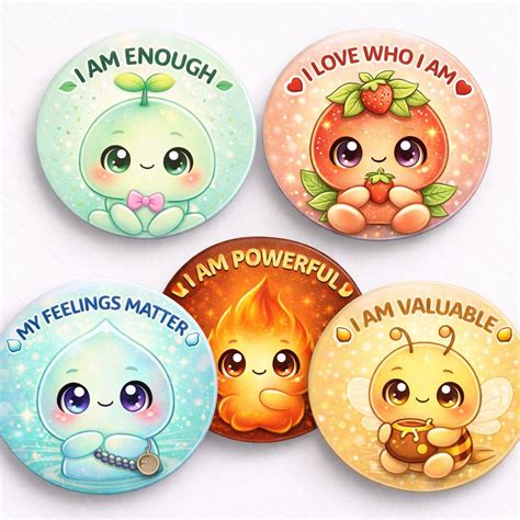 Pocket Sprout Cartoon Pin Badge Kawaii Plant Character Button