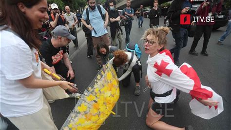 საპროტესტო აქცია გმირთა მოედანზე Youtube