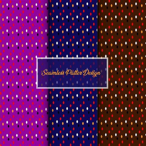 Premium Vector Seamless Pattern Design With Leaf Shape