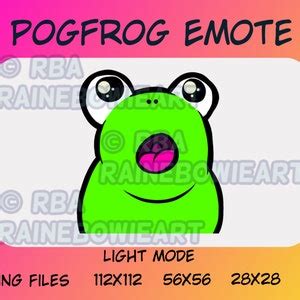Pog Frog Emote Pogchamp Emotes Twitch Trovo Kick Youtube