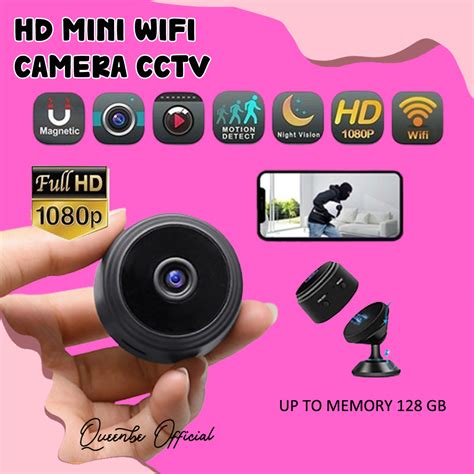Spy Camera Kamera Cctv Pengintai Mini Wifi Kecil Jarak Jauh Tanpa Kabel