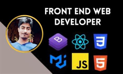 Be Your Front End Web Developer And Web Application With Html Css5 By