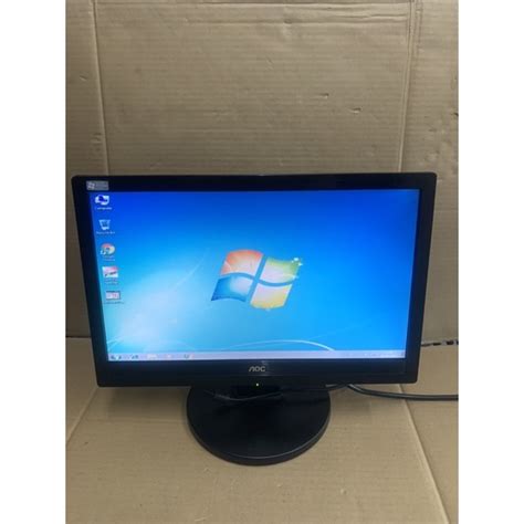 Jual LCD MONITOR AOC 16 INCHI BAGUS BUAT CCTV KASIR KANTOR DLL Shopee Indonesia