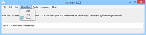 Hashsum Download Free Windows 240 Softpedia