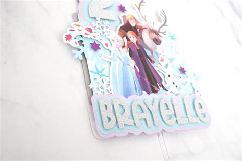Frozen Cake Topper Etsy