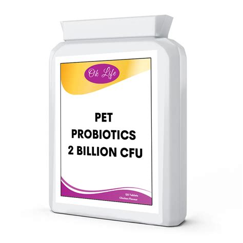 Pet Probiotics 2 Billion Cfu 120 Chicken Flavoured Tablets Oklife