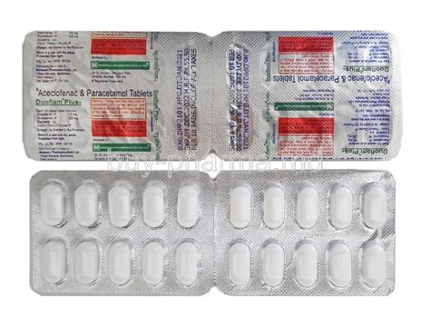 Buy Duoflam Plus 10s Tablet Online Best Price