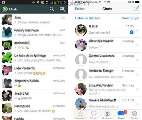 iOS vs Android Diferencias en el diseño de WhatsApp AndroidPIT