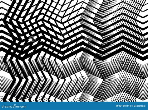 Geometric Structure Angular Angled Lines Stripes Grid Mesh And Trellis Grating Pattern