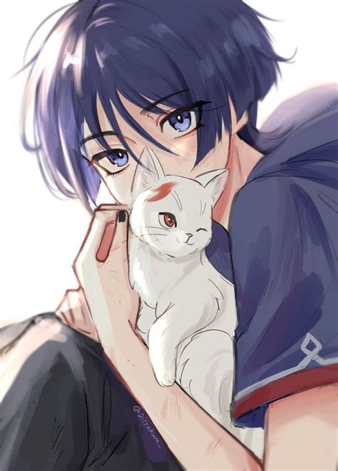 Kaedehara Kazuha And Scaramouche Genshin Impact Drawn By Dilyakum