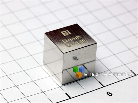 Bismuth Precision Density Standard Cube 10mm 98g