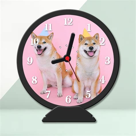 Laser Cut Desktop Customizable Clock Gozo Graphics Canvas Print Signage Cnc