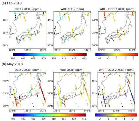 Figure 1 From Co2 High Resolution Simulation Using Wrf Ghg Over The Kanto Region In Japan