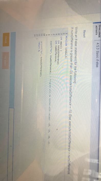 solved challenge activity 4 5 3 basic if else reset write