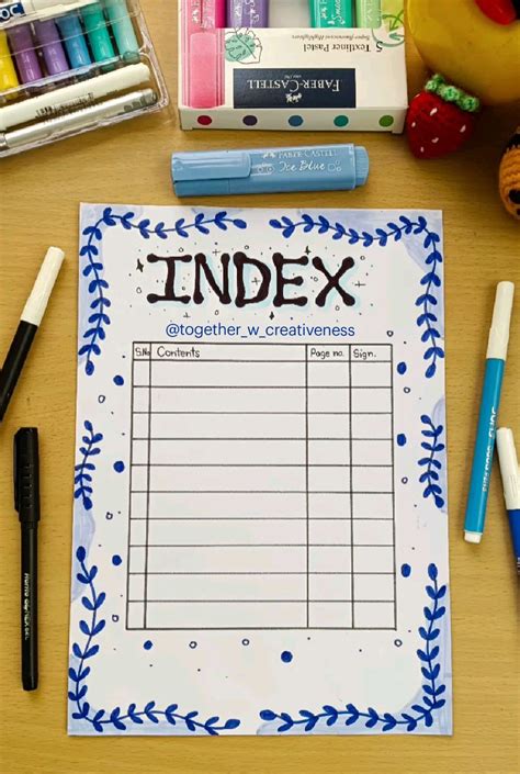 Best 13 Easy Index Design Artofit