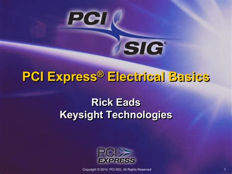 Pci Express Electrical Basics Pci Express Electrical Basics