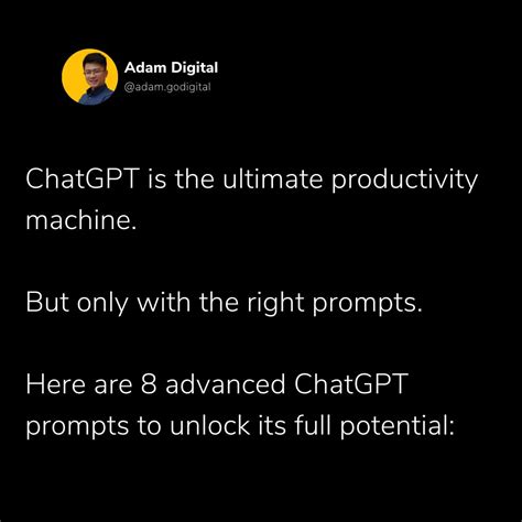 Adam Digital On Linkedin Chatgpt Is The Ultimate Productivity Machine