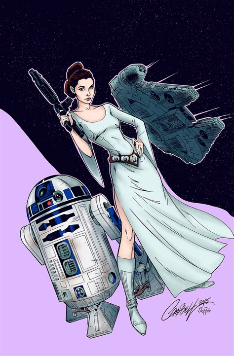 Leia Pinup Colours By Magnumimago On Deviantart