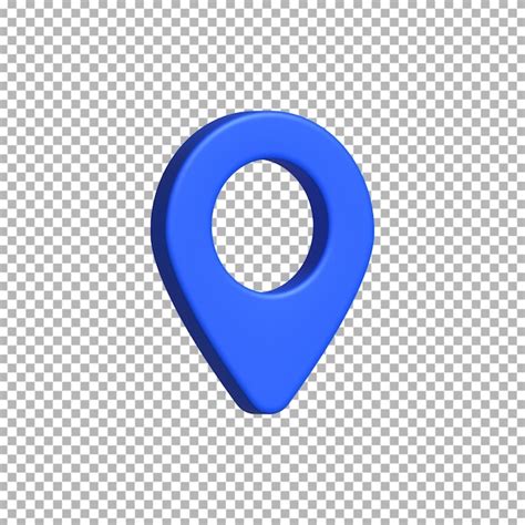 Premium PSD D Rendering Red Realistic D Map Pin Gps Pointer Markers Pointer Location Icon