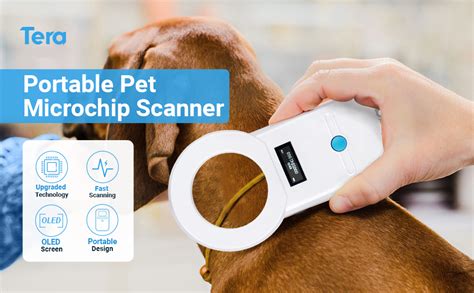 Tera Pet Microchip Reader Scanner Rfid Portable Animal Chip Id Scanner With Oled