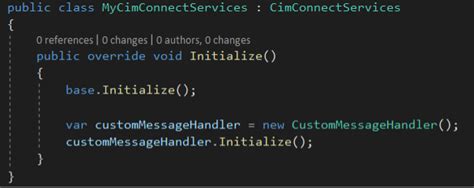 cimcontrol framework gem interface custom message handling