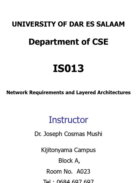 Lecture 03 Network Requirements And Layered Architectures Pdf Computer Network Internet