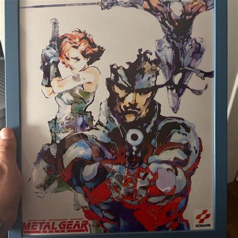 Metal Gear Solid Poster Etsy