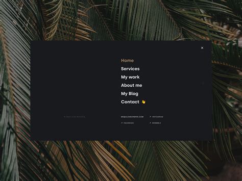 Fullscreen Menu Aards