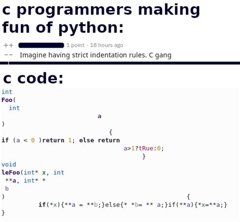 When A Seasoned C Programmer Picks Up Python Rprogrammerhumor