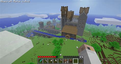 Finished My First Base In Infdev And Updated To Alpha Heres Some Pics R Goldenageminecraft