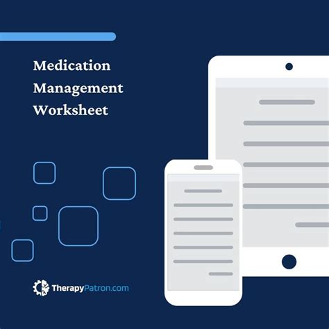 Medication Management Worksheet Editable Fillable Printable Pdf