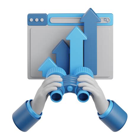 3d rendering web visibility isolated useful for digital marketing advertisement technology