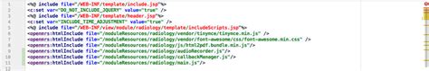 Module Jsp Fails To Point To An External Javascript File Development