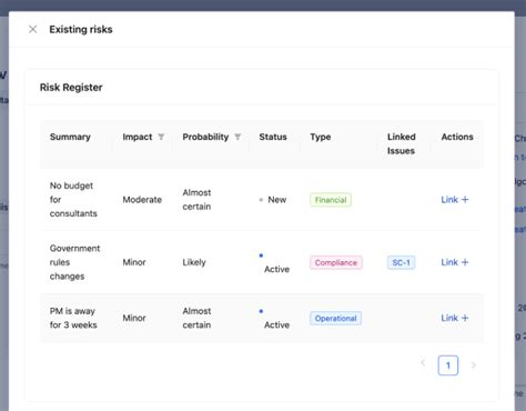 Risk Dashboard Matrix Register And Board For Jira Version History