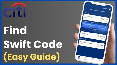How To Find Swift Code Of Citi Bank Youtube