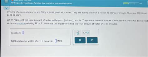 Solved Graphs And Functionswriting And Evaluating A Function