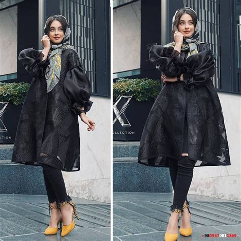 مانتو کوتاه مجلسی برای دختران جوان Stylish Women Fashion Abayas